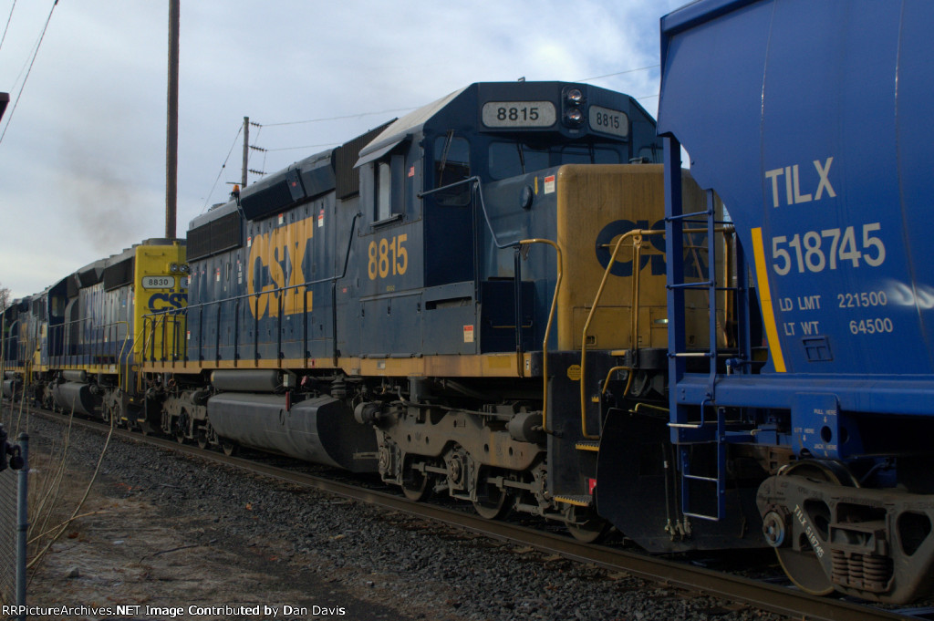 CSX SD40-2 8815 trails on WPCA-11